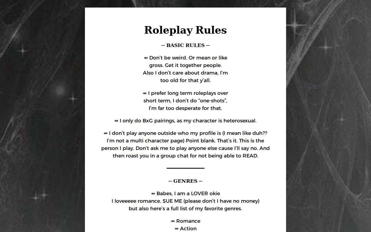 Roleplay Rules